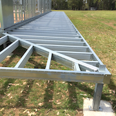 Spantec Steel Floor & Roof Frame Systems; Bearers, Joists, Piers, Bracing